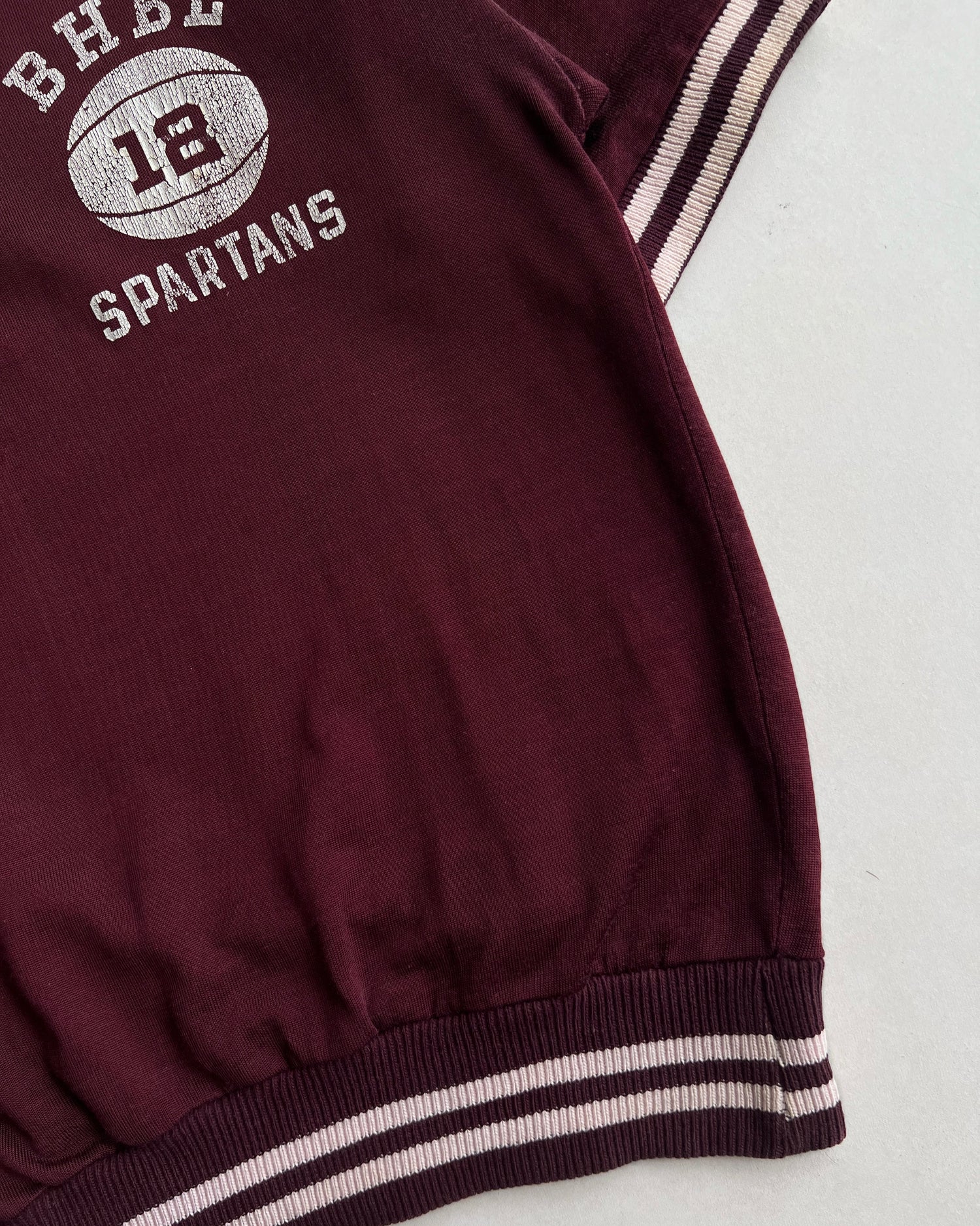 1950S CHAMPION 'BHBL SPARTANS' QUARTER-ZIP UNIFORM (L) – exaghules